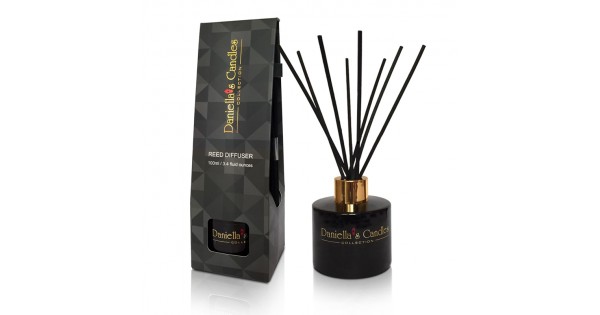 Reed Diffuser Black | Daniella's Candles