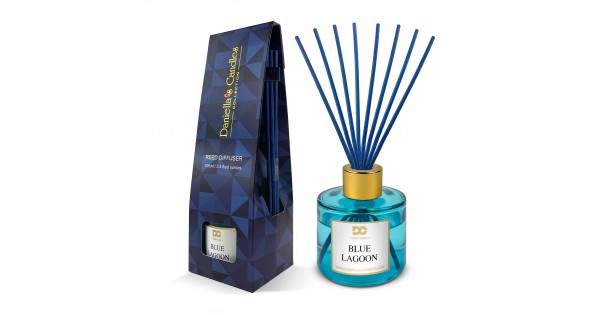 Blue Lagoon Reed Diffuser Blue | Daniella's Candles