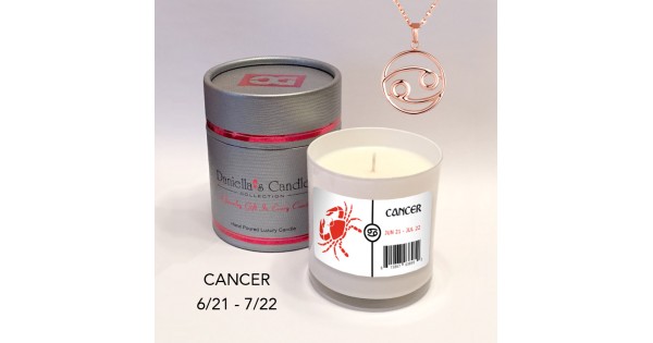 Cancer Jewelry Candle - Zodiac Signs Collection | Daniella's Candles