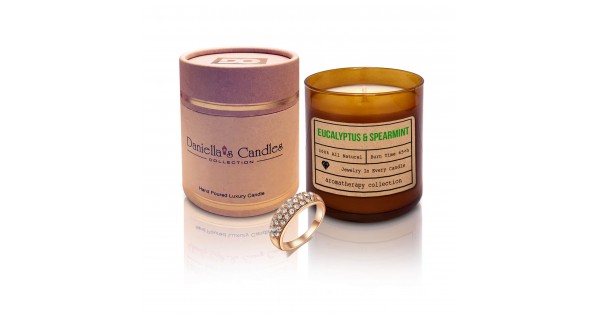 Eucalyptus & Spearmint Jewelry Candle - Aromatherapy Collection ...