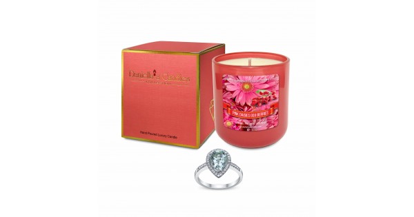 Pink Daisies & Goji Berries Jewelry Candle - Classic Collection ...
