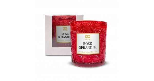 Rose Geranium Classy Candle - Classy Candles | Daniella's Candles